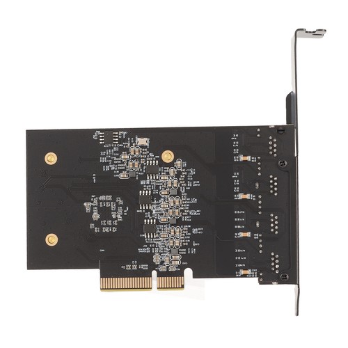4 Port RJ45 Gigabit Ethernet Card 10/100/1000/25000 Mbps PCIE Network ...