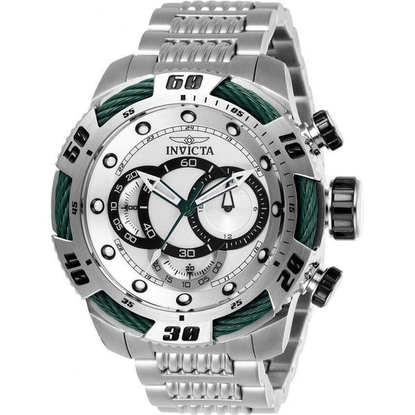 Invicta 27059 Speedway Men's Quartz Chronograph - Silver/Green for sale ...