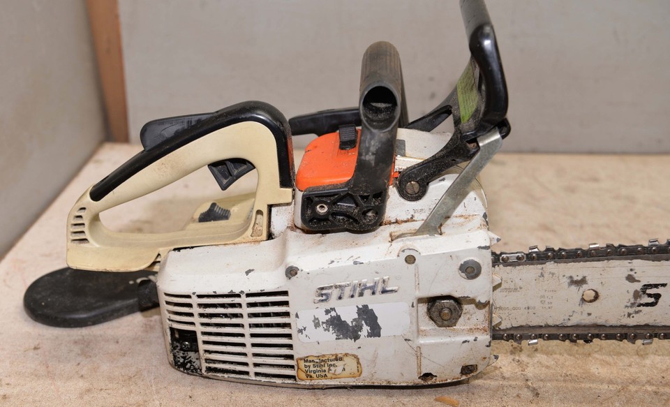 Stihl 009L arborist chainsaw tree climbing topping vintage collectible ...