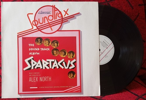 SPARTACUS ** Soundtrack ** ALEX NORTH 1988 UK REISSUE LP "CLASSIC ...