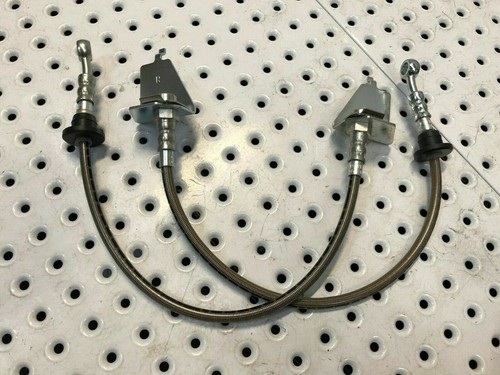 BREMBO 4 PISTON CALIPERS REAR BRAIDED BRAKE HOSES FALCON BA BF XR6 ...