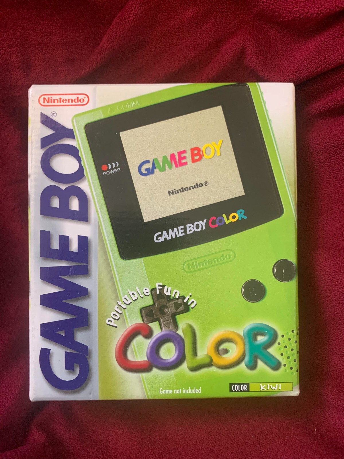 Nintendo Game Boy Color Kiwi Handheld System (CGB-S-LMA) for sale ...
