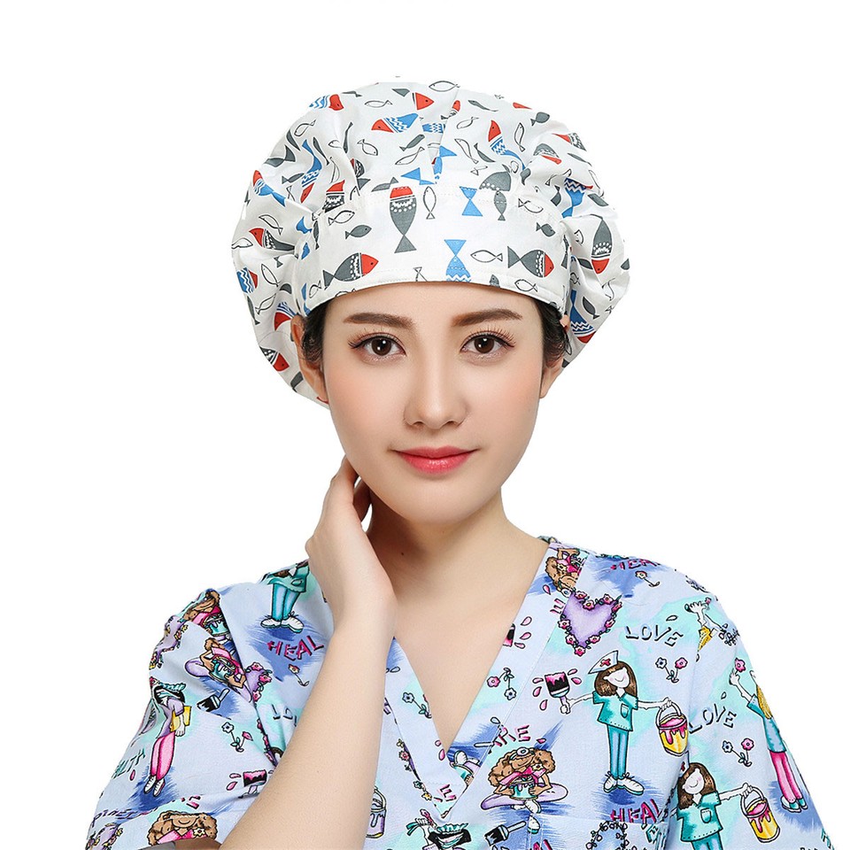 Unisex Nurse Doctor Surgical Cap Odontology Hat Scrub Medical Clinic ...