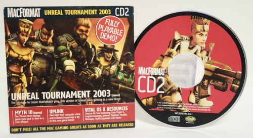 MacFormat Unreal Tournament 2003 CD2 Demo Disc PC Computer Program ...