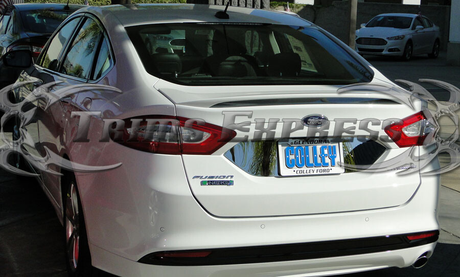 2013-2020 Ford Fusion License Plate Trim Backdrop Chrome Stainless ...