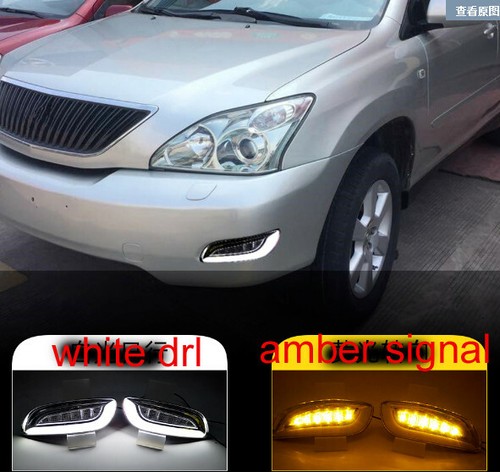 2x Front Fog Light led signal daytime drl For Lexus Rx300 RX330 RX350 ...
