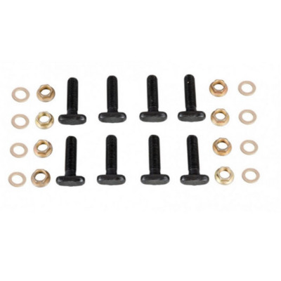 Strange Axle Retainer T-Bolts & Nuts (Set of 8) 3/8-24 x 1-7/16 ...
