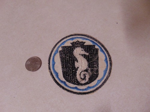MILITARY PATCH OLDER ORIGINAL US NAVY SEAHORSE | eBay