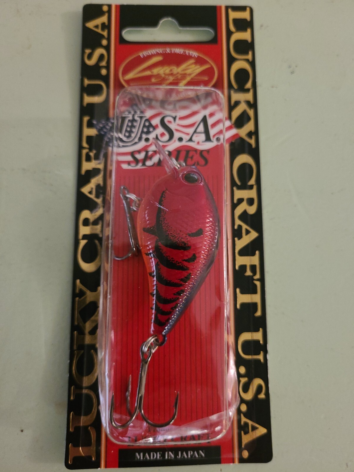Lucky Craft Fat CB B.D.S. 1 Chameleon Red Craw Bass Crankbait BDS Big Daddy | eBay