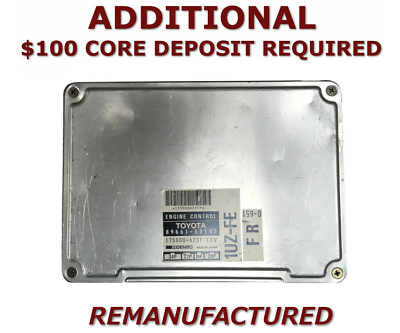 REMAN 1993 1994 Lexus LS400 Engine Computer ECM ECU PCM 89661-50142 | eBay