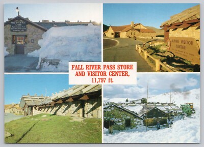 Postcard Fall River Pass Store & Visitor Center Rocky Mtn. Natl. Park ...