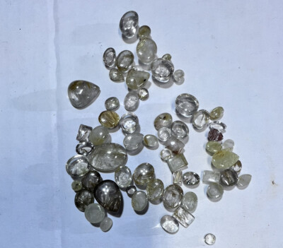 Tumbled Gold Rutilated Polished Stones Mix | eBay