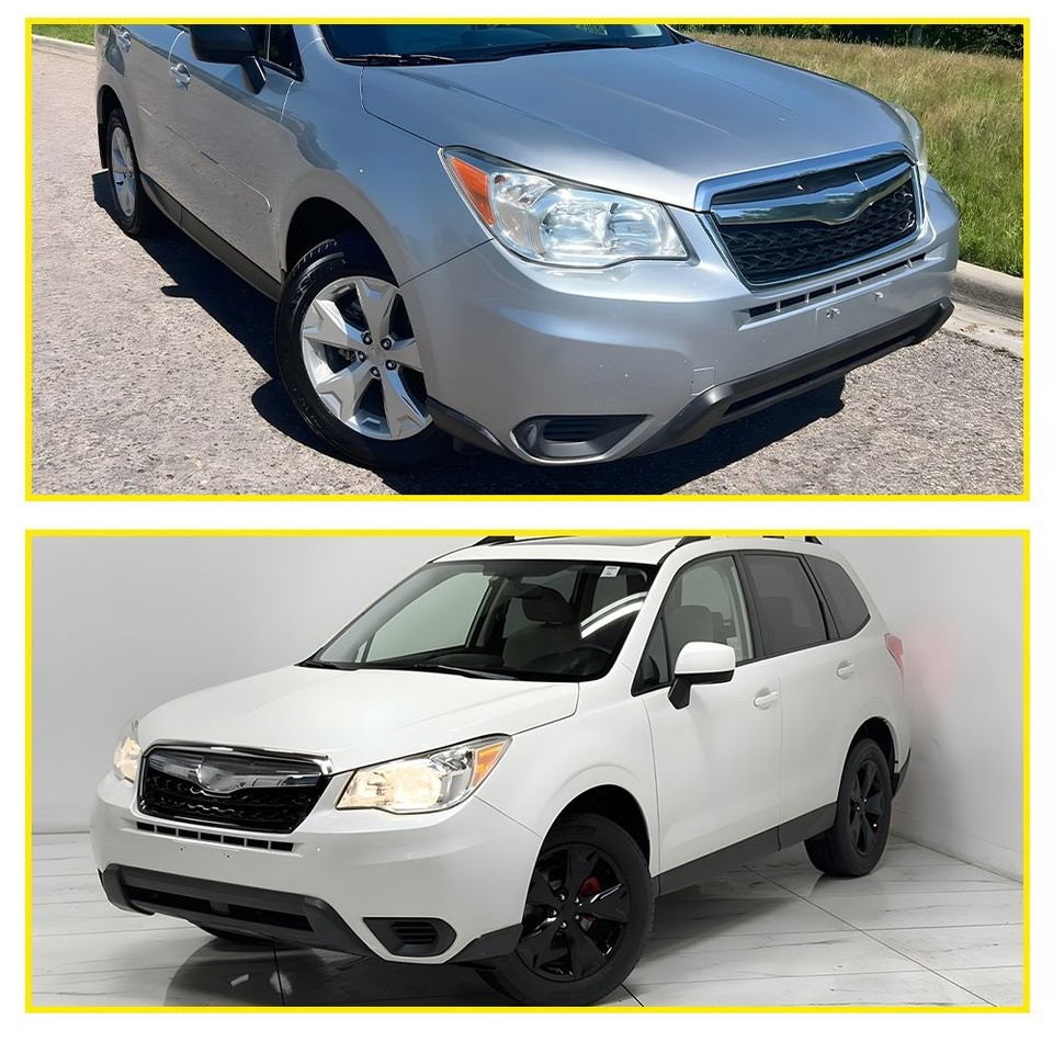 Fit Subaru 2014-2016 Forester 2.5i Touring Front Fog Light Covers Grill ...