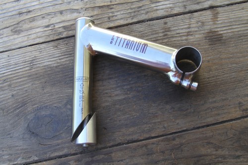 3t PRO TITANIUM STEM 120 mm quill vintage 1" inch 22.2 26 road bike NOS ...