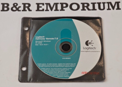 Logitech 3-CD-ROM Lot - Harmony Remote 7.0 + SetPoint 2.31a + GamePanel ...