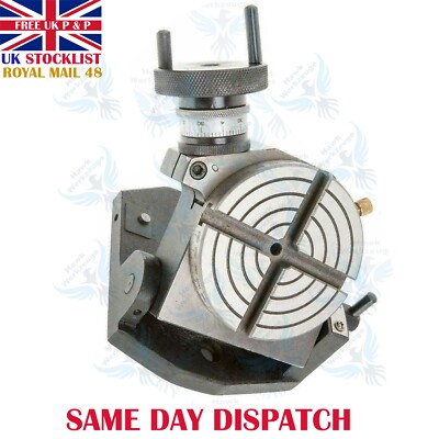Tilting Rotary Table 4" Inches (100 mm) (4 Slots) for Milling ...