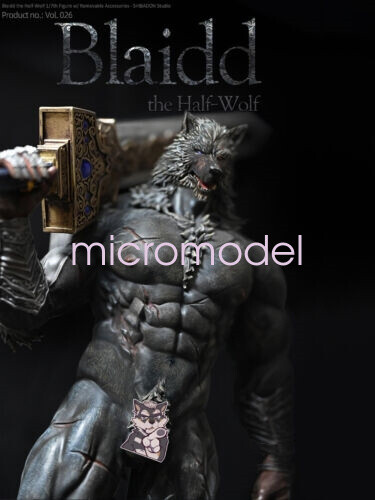 SHIBADON Studio Half Wolf Man Resin Statue In Stock 1/7 Scale EX ...