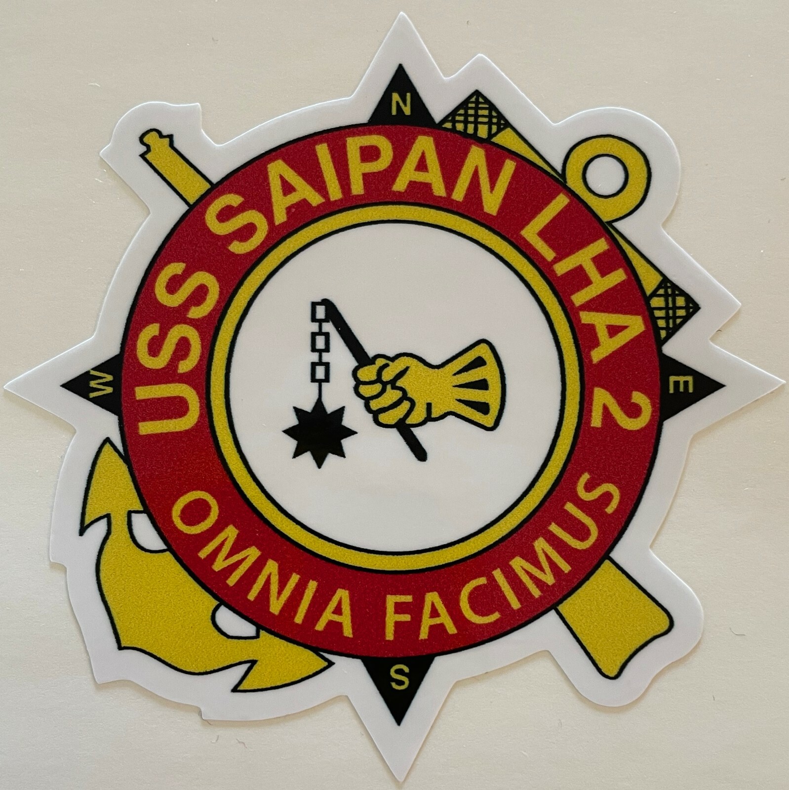 USN USS Saipan LHA-2 "Omnia Facimus" Sticker Waterproof D821 | eBay