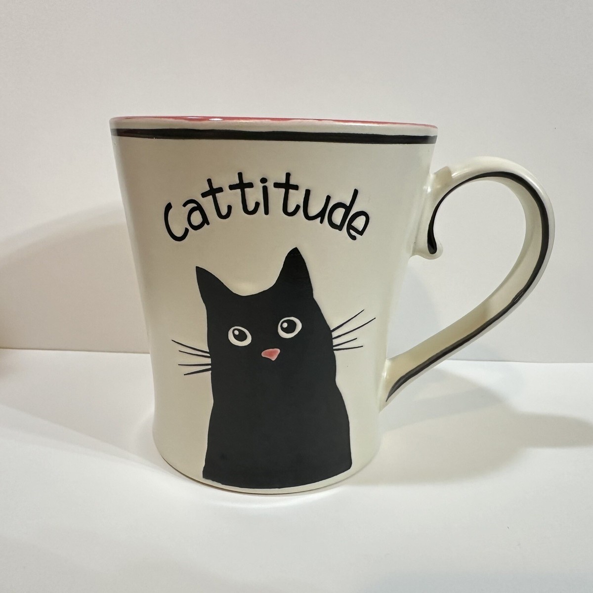 Black Cats Tea Cup Coffee Lover 15 Oz. Ceramic Coffee Or Tea Mug