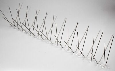 Pestrol Bird Spikes (Polycarbonate base) 50cm piece - narrow base ...