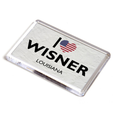 FRIDGE MAGNET - I Love Wisner, Louisiana - USA | eBay UK