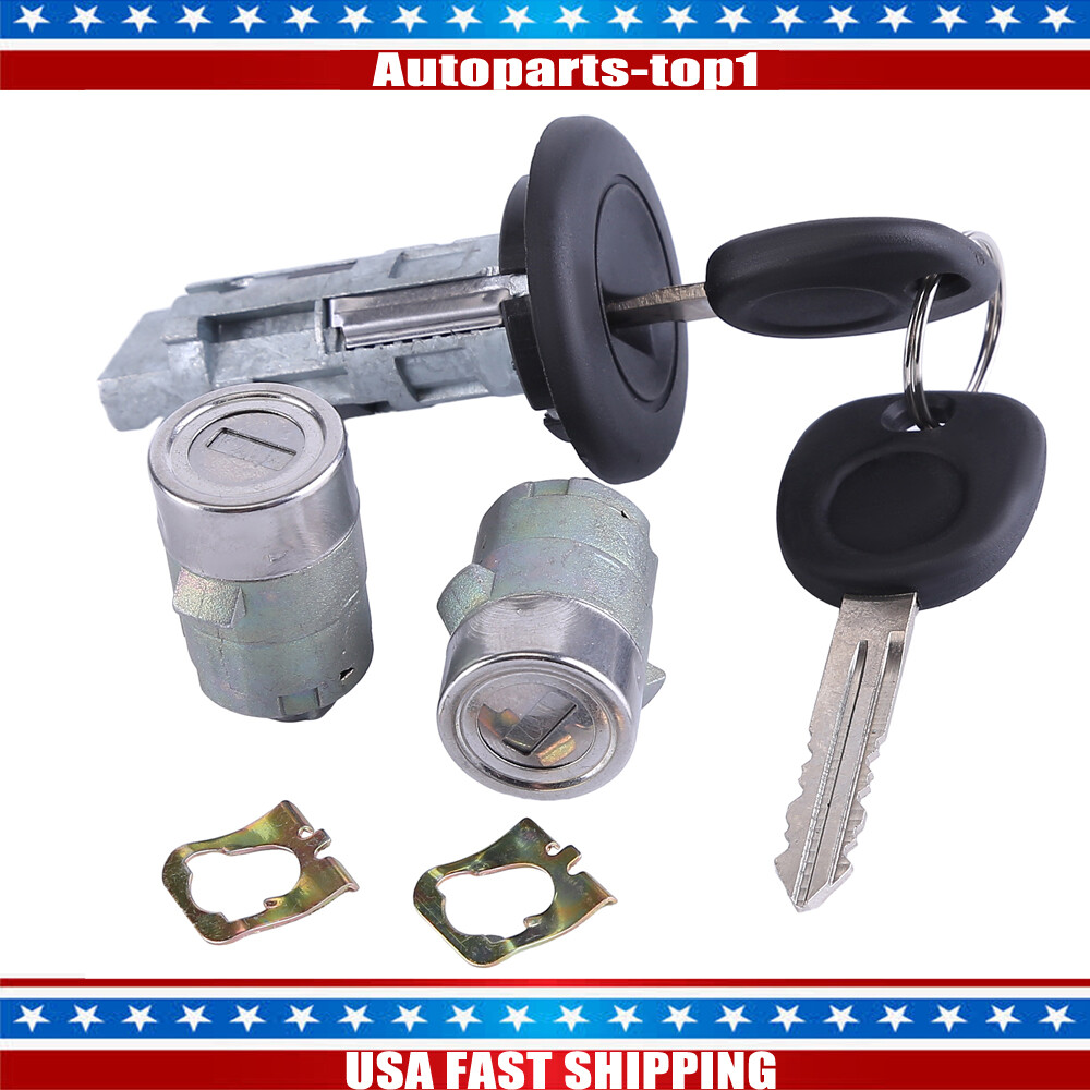 Door Lock Set 2 SAME KEYS MATCHED For Chevy Ignition Key Switch ...