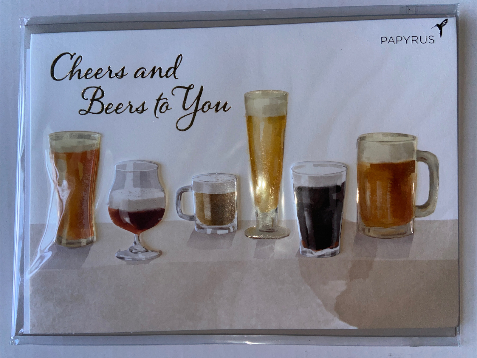 Papyrus Birthday Greeting Card - Cheers & Beers To You | eBay
