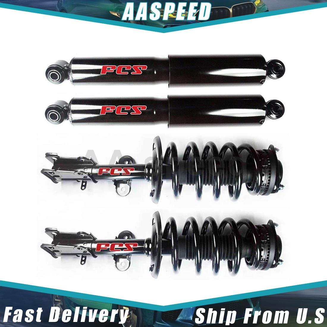 For 2010 Volkswagen Routan Rear Front Shocks and Strut and Coil Spring ...