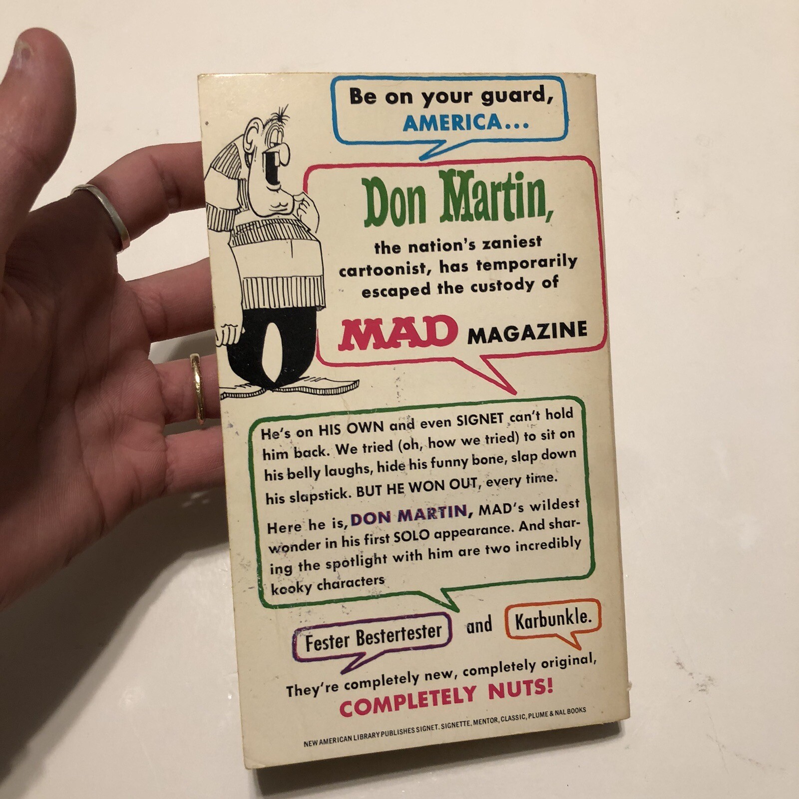 MAD’s Maddest Artist Don Martin Steps Out 1964 | eBay