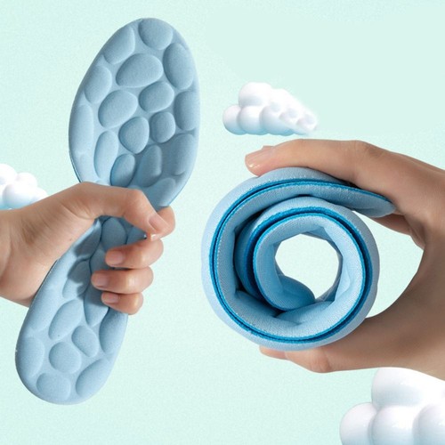 4D Orthopaedic Insoles Memory Foam Sole Insoles Shoes Women Men Sports ...