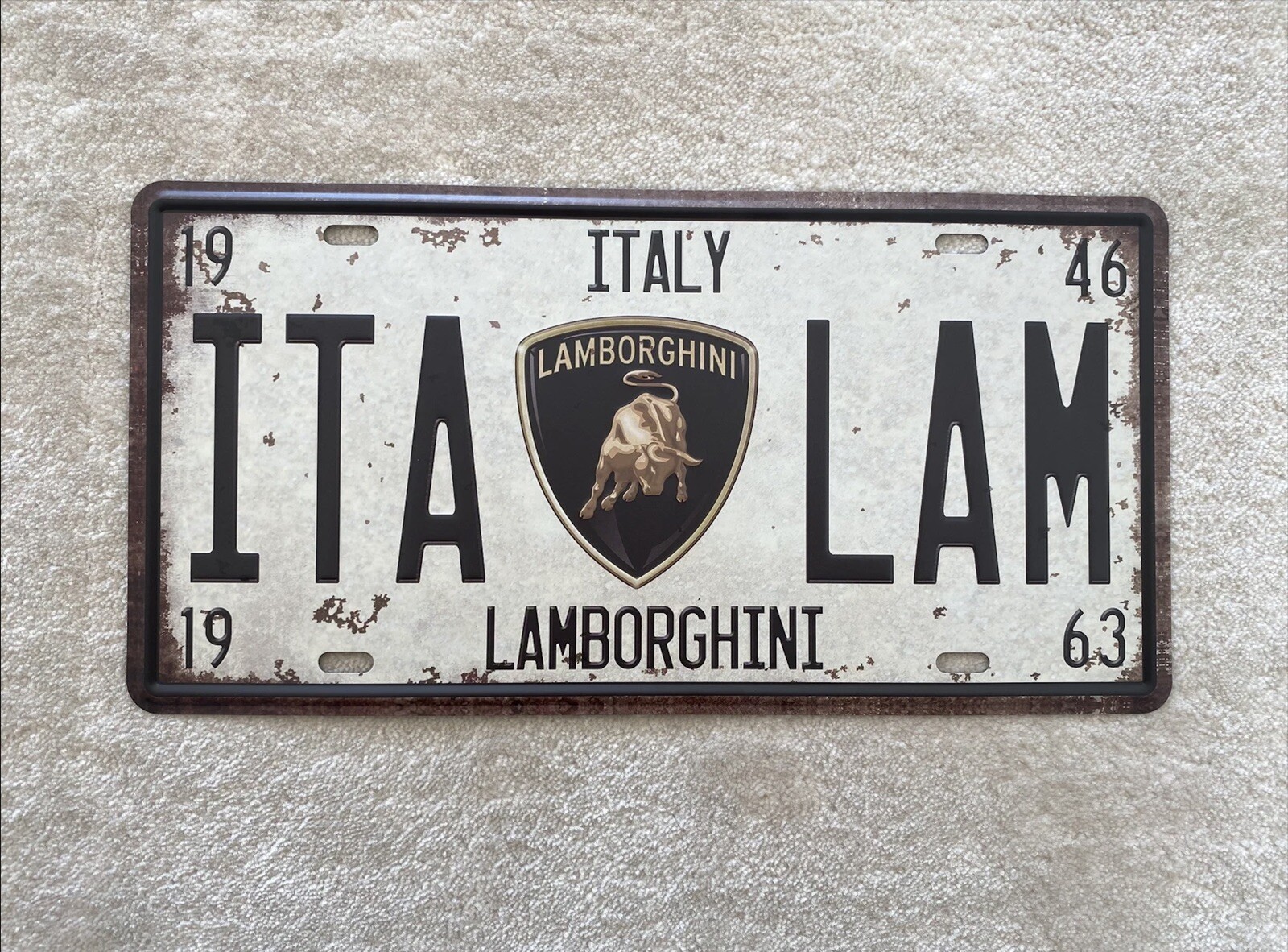 LAMBORGHINI | Metal Plate Car Sign Decor (new) | eBay