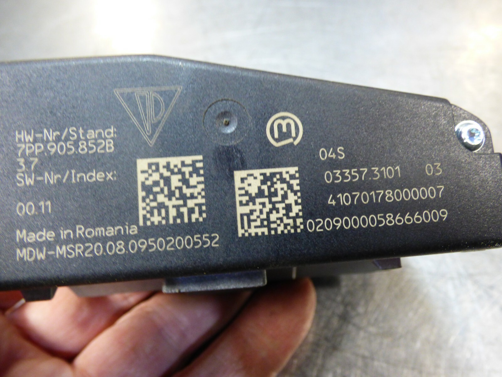 Porsche Panamera 970 Lenksäule Schloss 7PP905852B Steering Column Lock ...