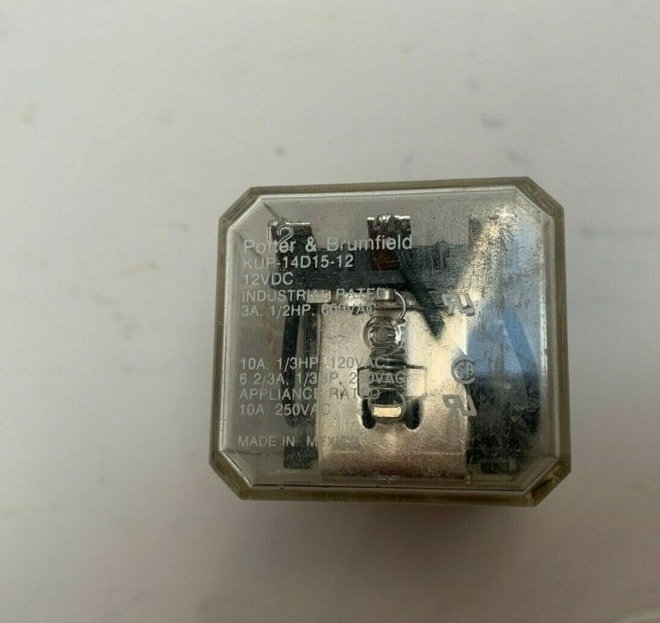 Potter & Brumfield KUP-14D15-12 Relay 12V | eBay