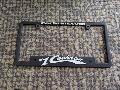 #1 Number One Cochran Pittsburg Pennsylvania Dealer Plastic License ...