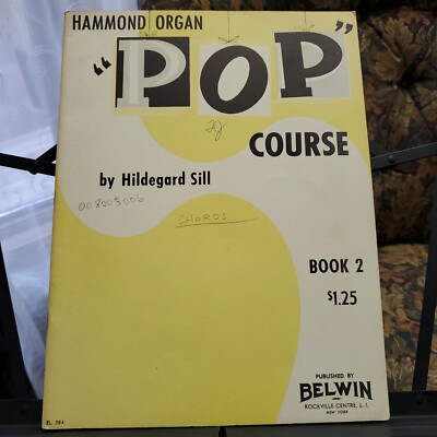 "Hammond Organ "Pop" Course" Book 3 By Hilegard Sill | eBay