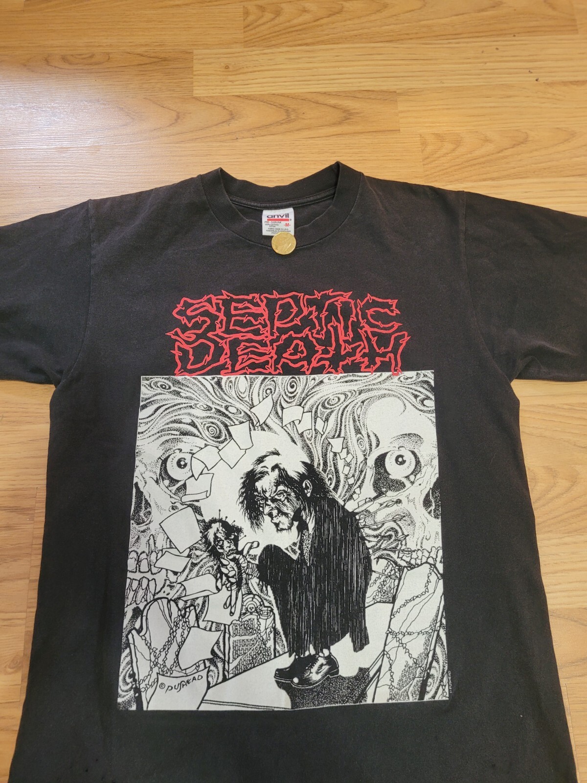 Vintage Septic Death T Shirt Pushead Burial So Mai Pu… - Gem