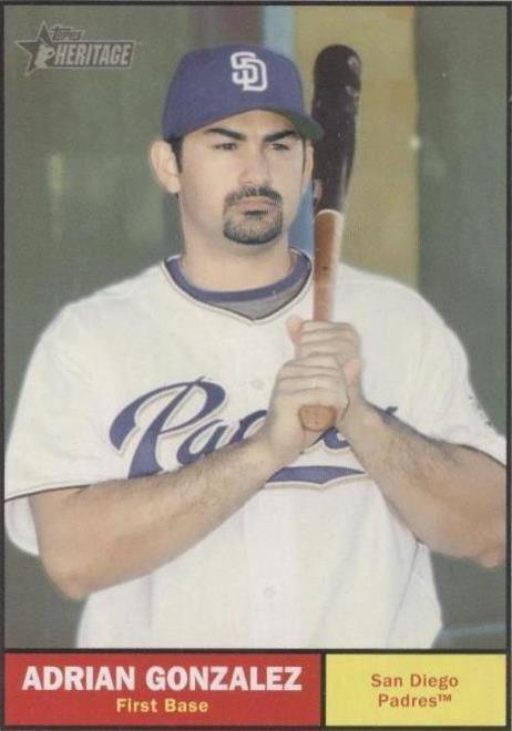 2010 Topps Heritage - Adrian Gonzalez #188 for sale online | eBay