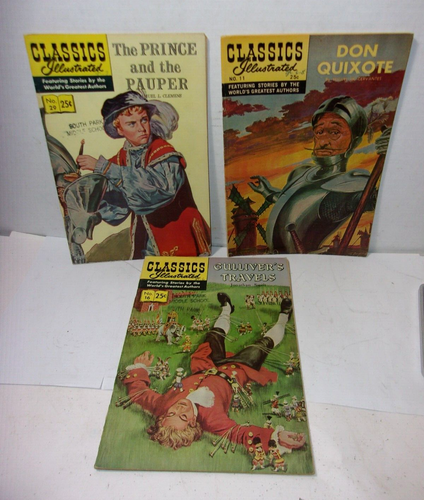CLASSICS ILLUSTRATED #11 #16 #29 Comic Book Lot vintage | eBay