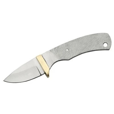 Small Drop Point Knife Blade Blank 2.125" Stainless Full Tang | eBay