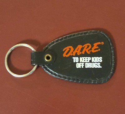 Vintage Dare To Keep Kids Off Drugs Keychain Plastic Kentucky State ...