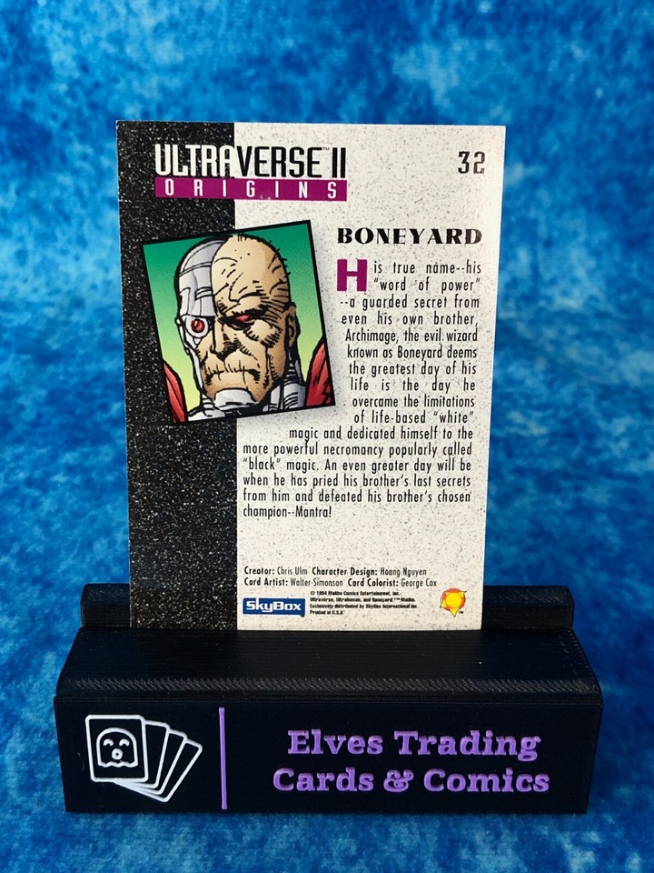 Ultraverse II SINGLE Non-Sport Trading Card by SkyBox 1994 Malibu ...