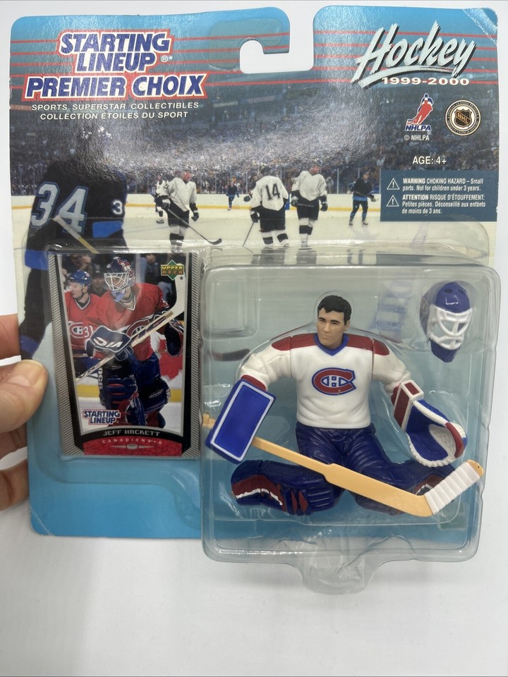 Vtg Hesbro Starting Lineup NHL Jeff Hackett Montreal Canadiens New with ...
