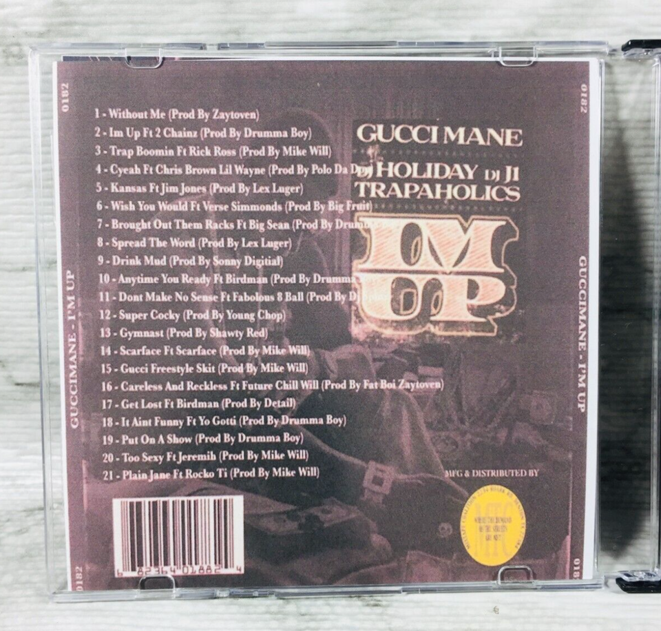GUCCI MANE DJ HOLIDAY TRAPAHOLICS - I'M UP (THE MIXTAPE) PROMO MIXTAPE ...