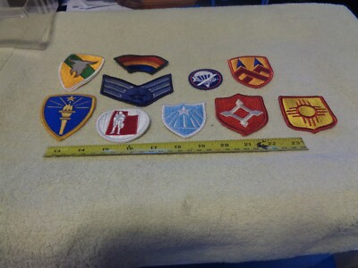 10 Military Patches (Five ARNG) new (BOX#PIKE Bag#BX4) | eBay
