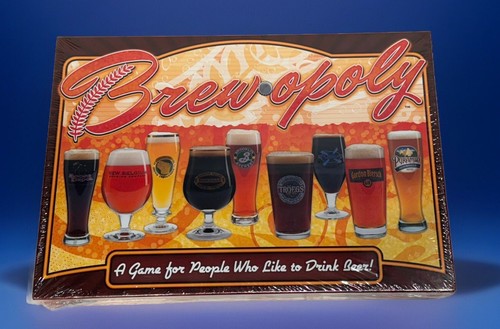 NEW Brew Opoly Monopoly Board Beer Lager Ale Suds Stout Game Sealed ...