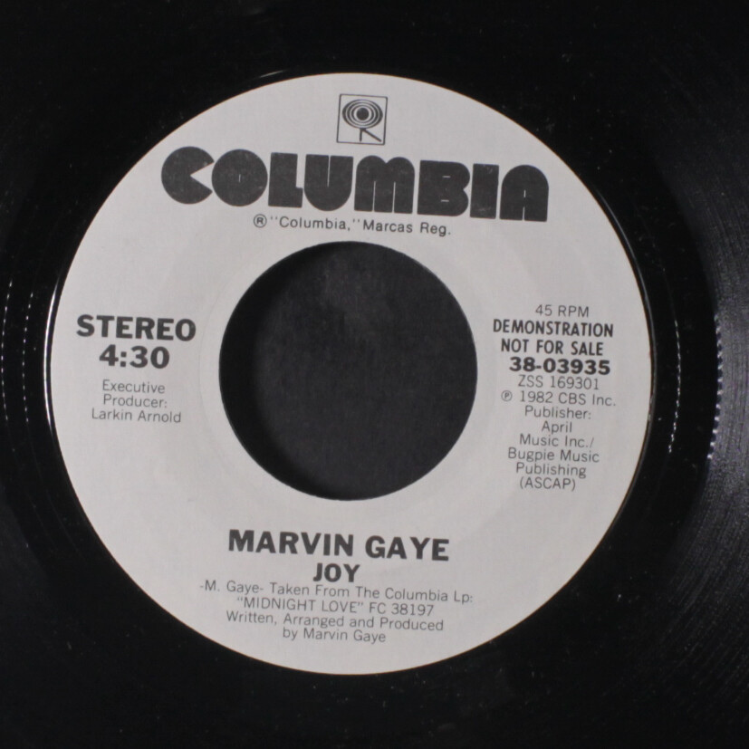 MARVIN GAYE: joy / same Columbia 7" Single 45 RPM | eBay