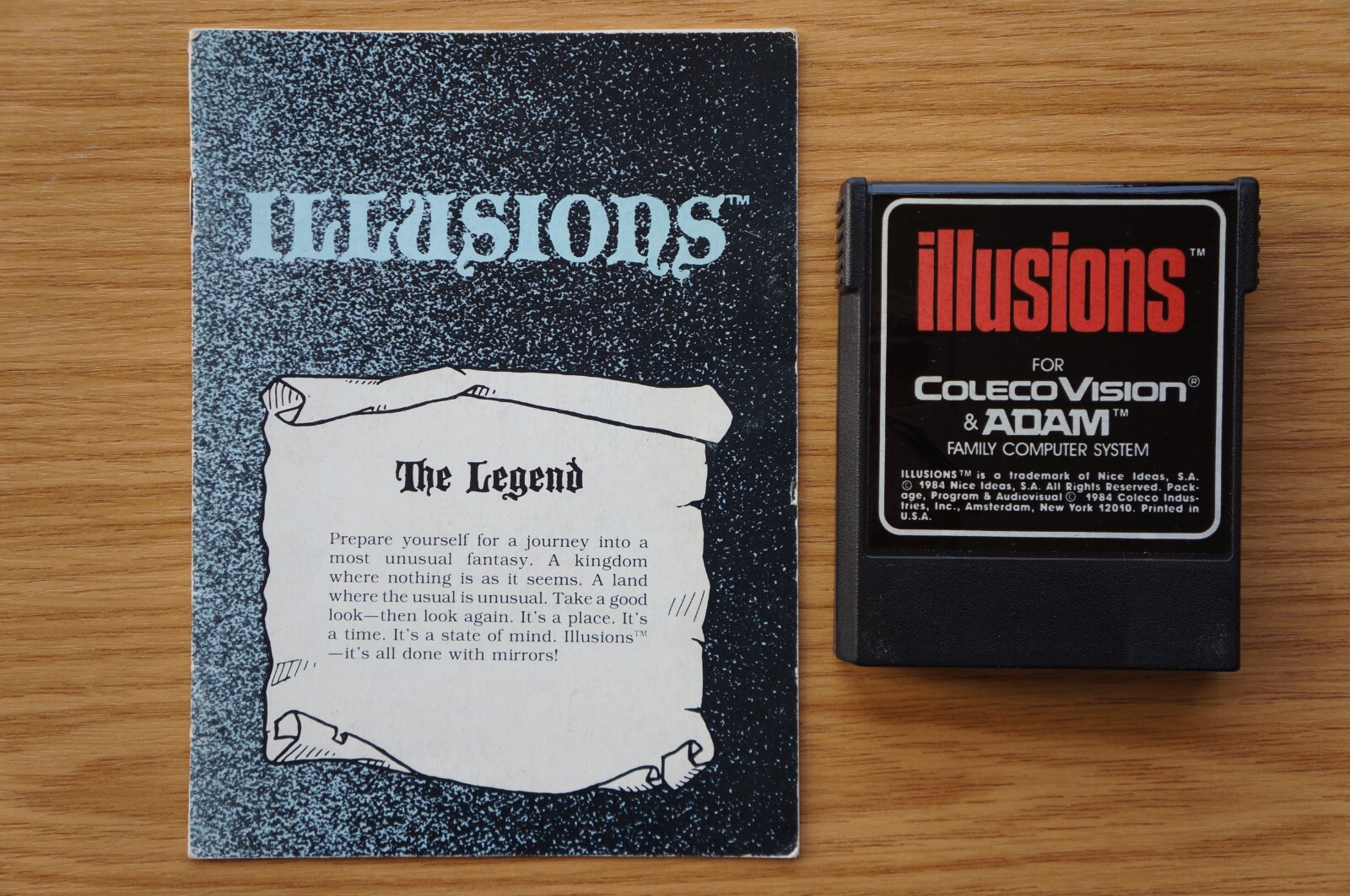 ColecoVision & ADAM - Illusions - Cart and Manual - Working | eBay