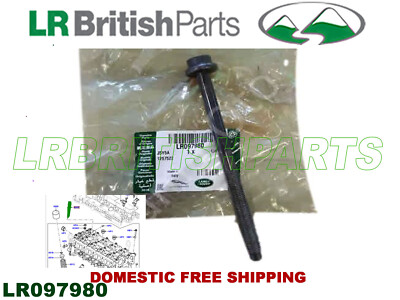 LAND ROVER CYLINDER HEAD BOLT 2.0L 16V SPORT LR2 EVOQUE RANGE ROVER ...