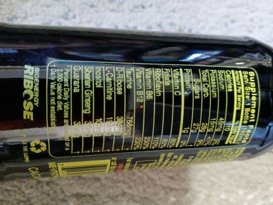 2001 Sobe Adrenaline Rush SEALED AUTHENTIC RARE EXOTIC POP ENERGY DRINK ...