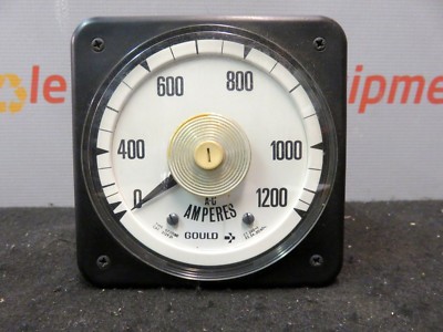 Gould Crompton VoltMeter Volt Meter 0-1200 Amp | eBay